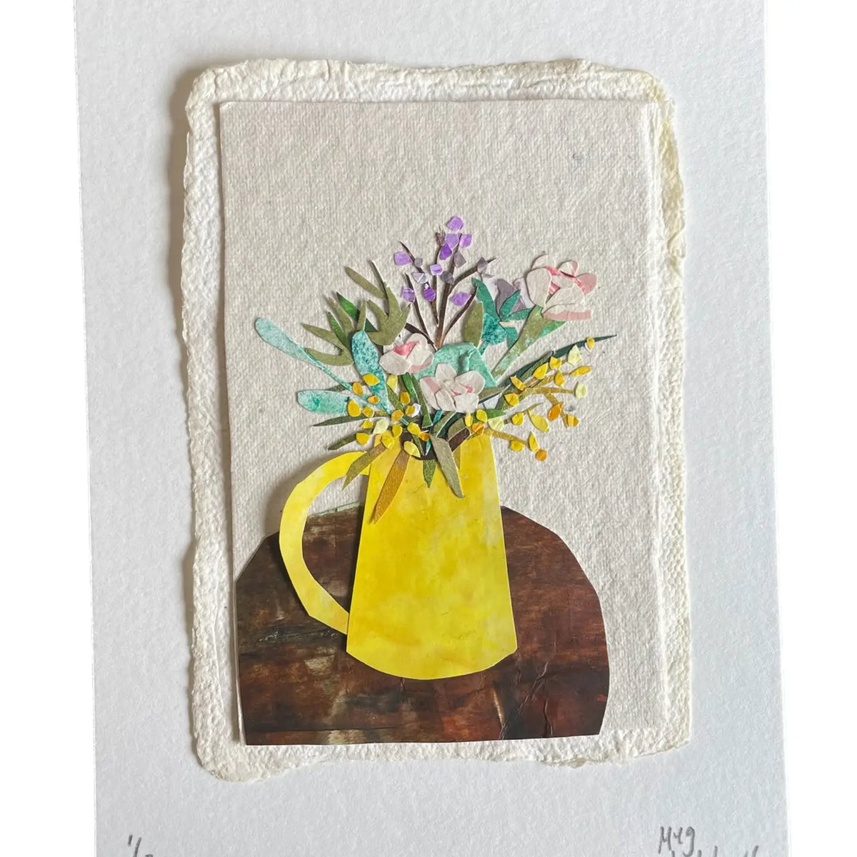 Limited Edition Flower Collage Print– By Land & Sea